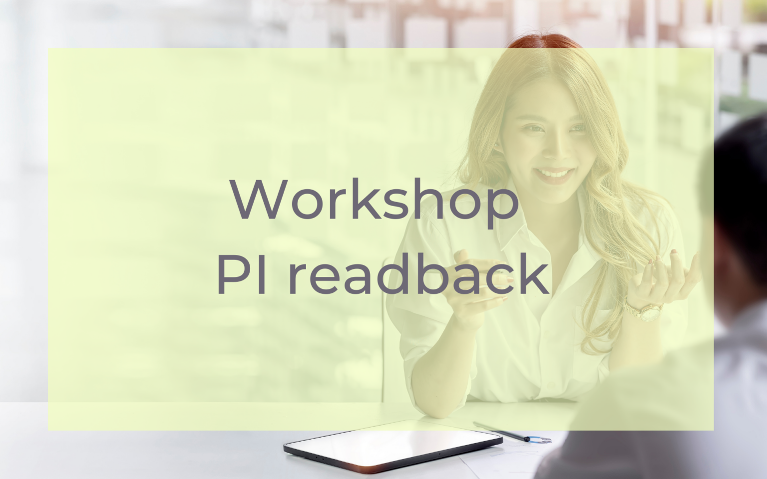 Workshop PI Readback (Eng.) - ESPERTA